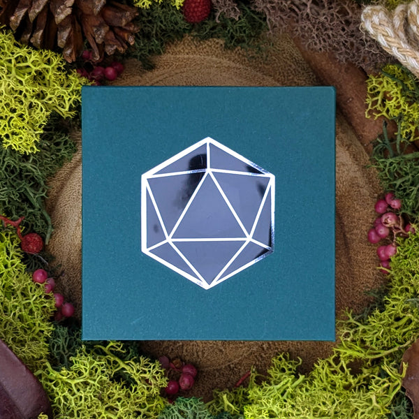 Kraft Cardboard Dice Box | Standard Polyhedral Dice - Luffleberry