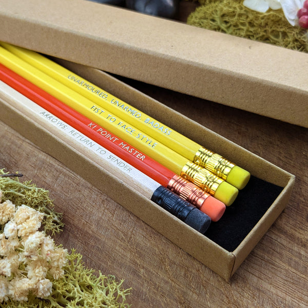 Monk Pencil Set with Box - Luffleberry