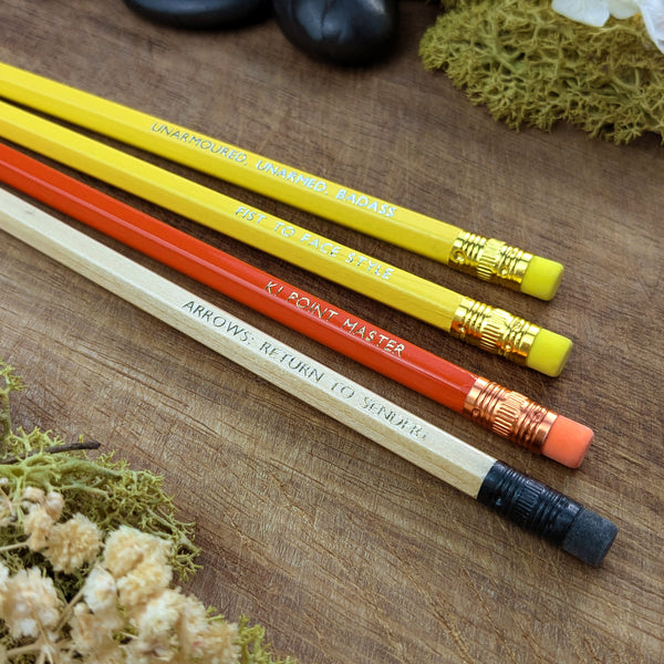 Monk Pencil Set with Box - Luffleberry